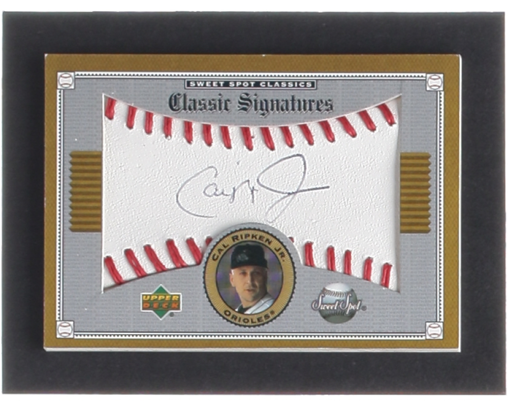 Cal Ripken 2002 Sweet Spot Classics Signatures #SCR | Pristine Auction