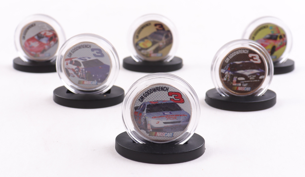 Merrick Mint Dale Earnhardt Set of (6) Colorized U.S. Coin Set ...
