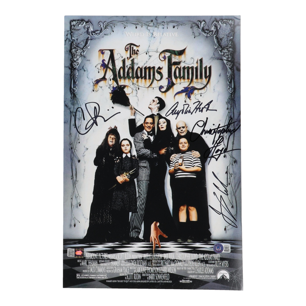"The Addams Family" 11x17 Photo Signed by (4) with Christina Ricci ...