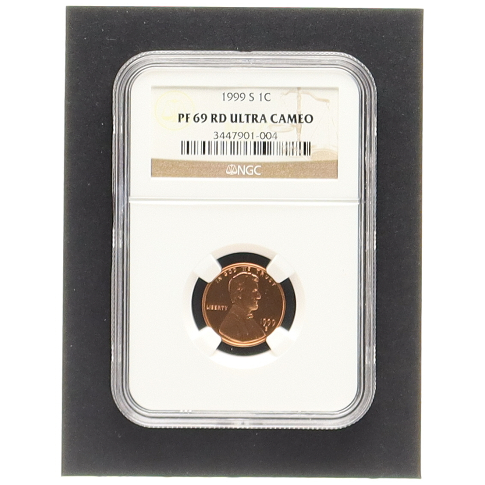 1999-S US Penny 1¢ One Cent Coin (NGC PF 69 RD Ultra Cameo) | Pristine ...