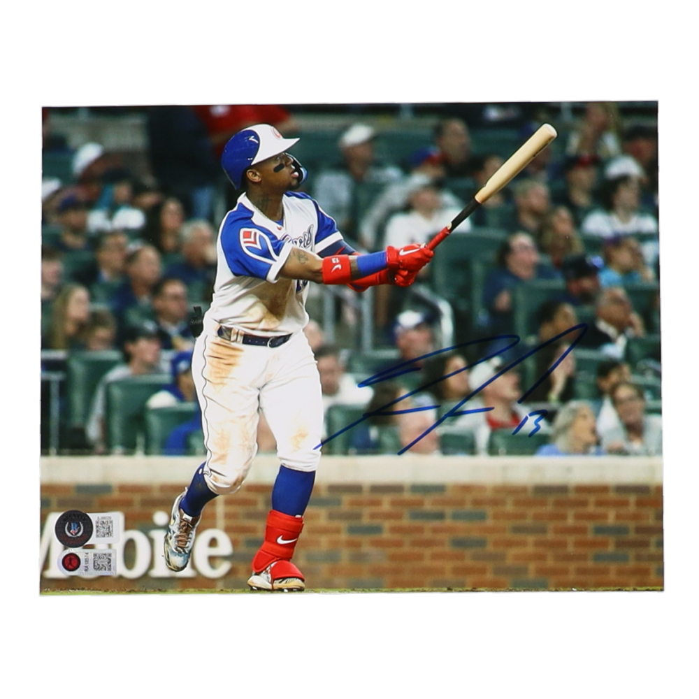 Ronald Acuna Jr. Signed Braves 8x10 Photo (Beckett & Acuna Jr ...