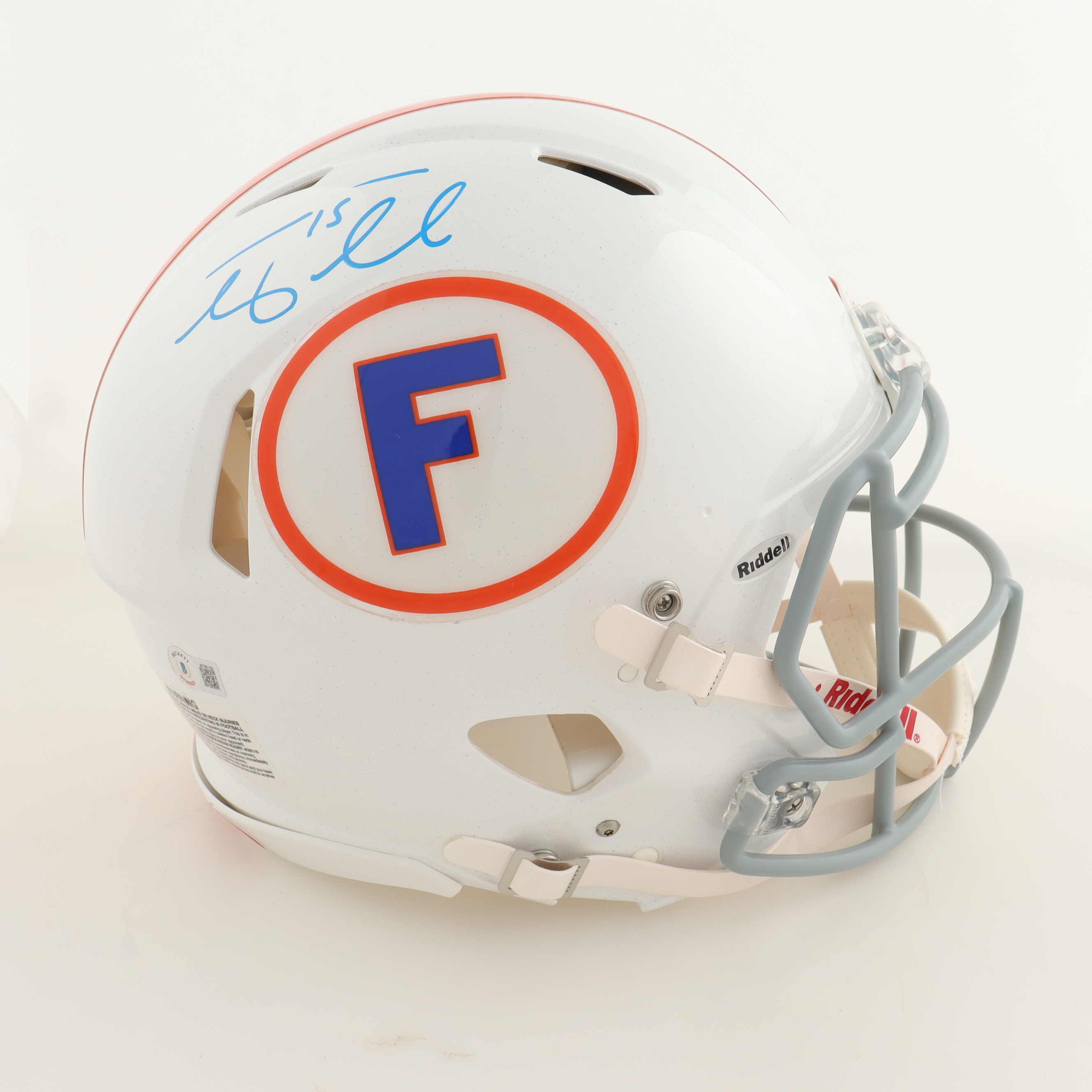 Tim Tebow Signed Florida Gators Full-Size Speed Helmet (Beckett ...
