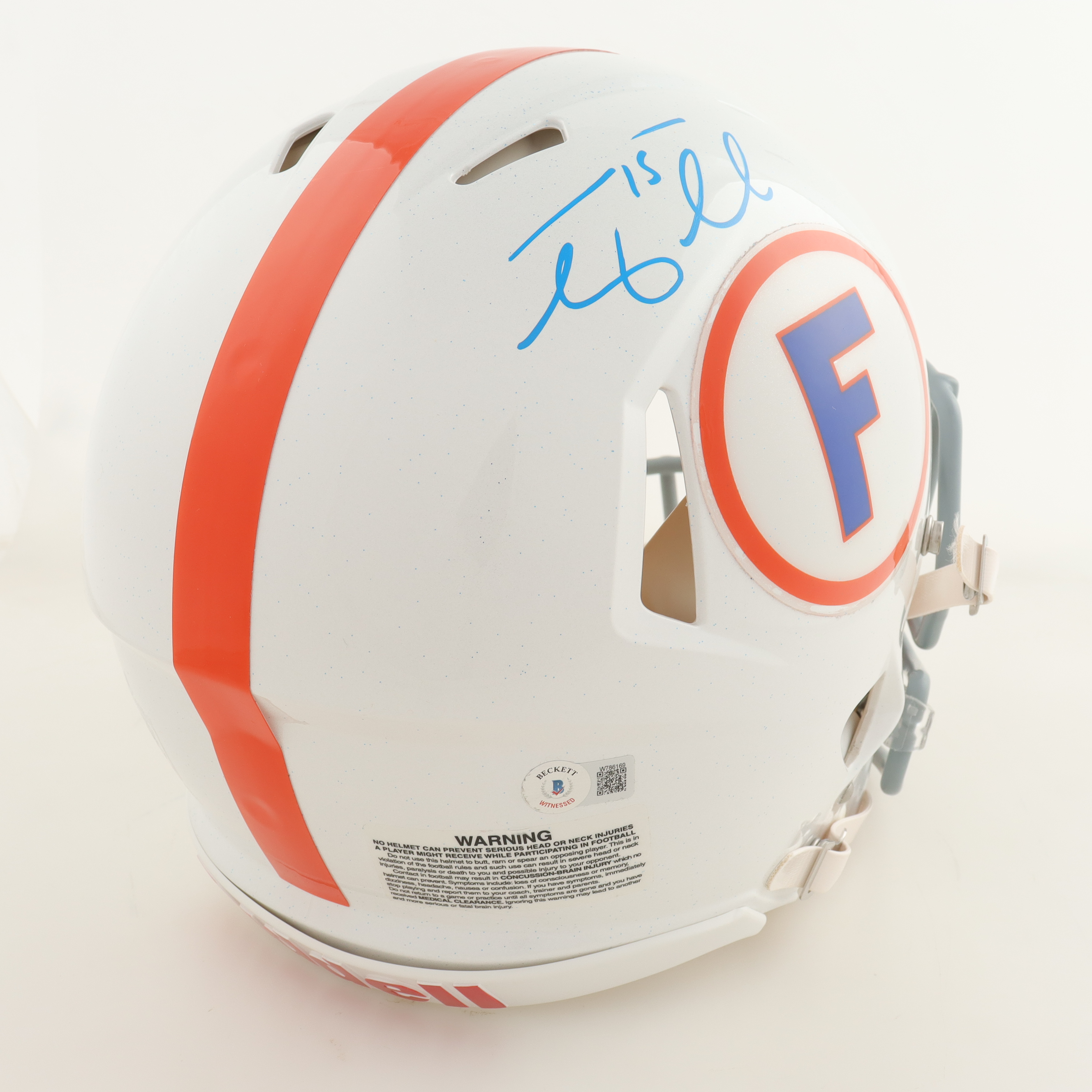Tim Tebow Signed Florida Gators Full-Size Speed Helmet (Beckett ...