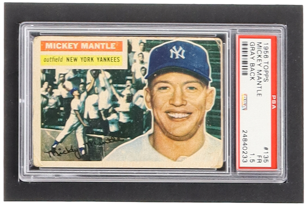 Mickey Mantle 1956 Topps #135 (PSA 1.5) | Pristine Auction