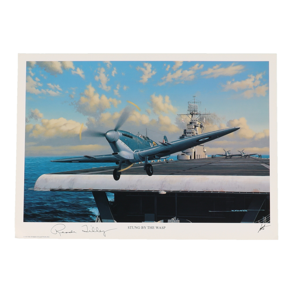 Reade TIlley & Stan Stokes Signed "Stung by the Wasp" 11.5x16 Print ...