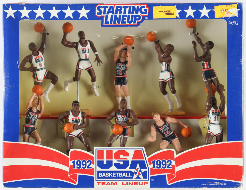 1992 Original "Dream Team" Complete Starting Lineup Figure Set with ...