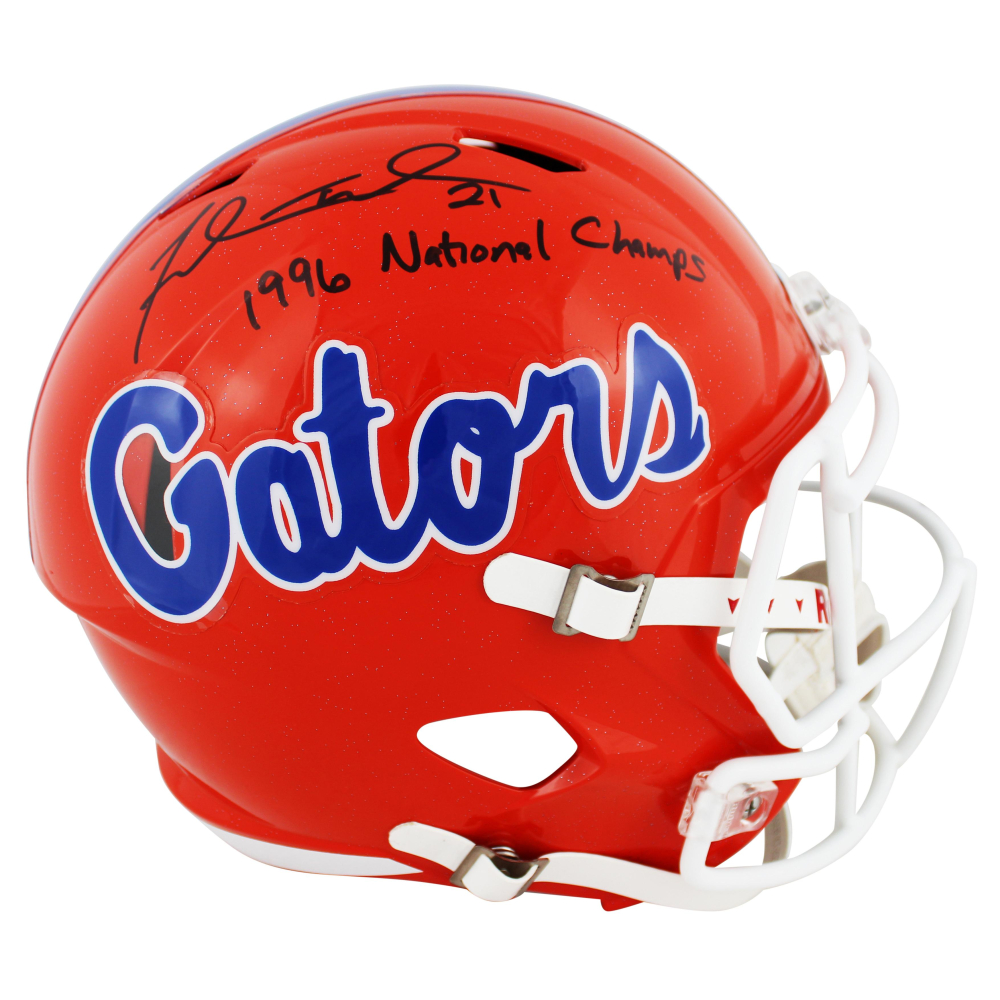 Fred Taylor Signed Florida Gators Full-Size Speed Helmet Inscribed ...