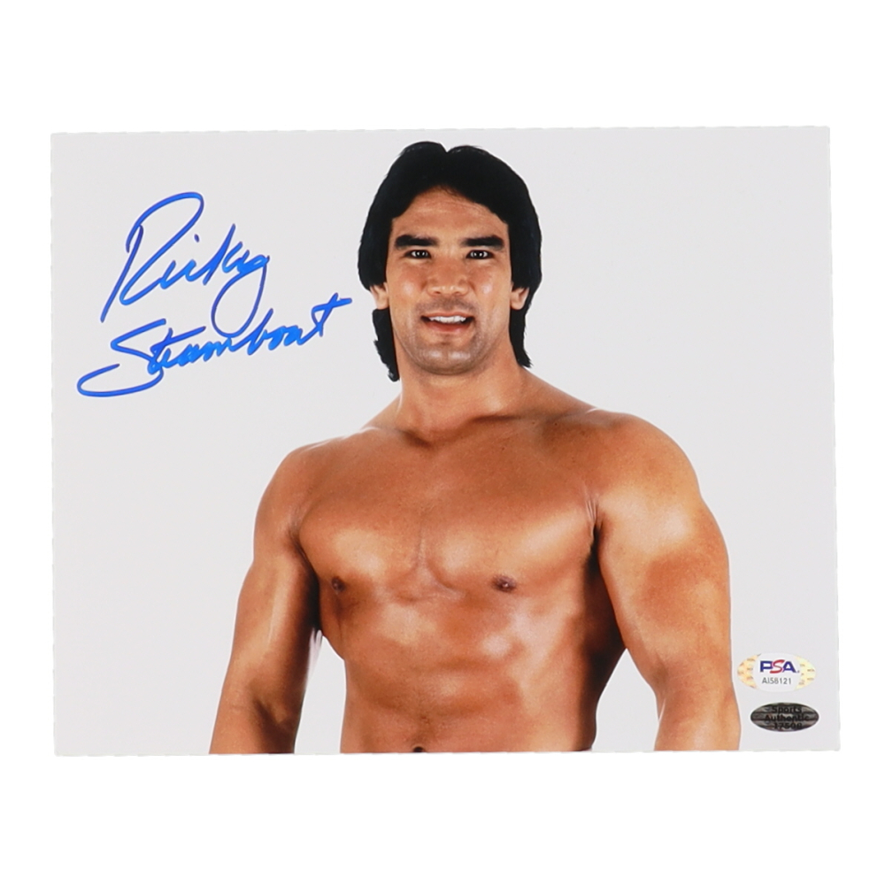 Ricky "The Dragon" Steamboat Signed WWE 8x10 Photo (PSA) | Pristine Auction