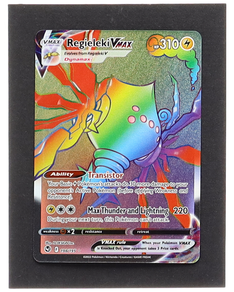 Regieleki VMAX 2022 Pokemon Sword and Shield Silver Tempest #198 ...