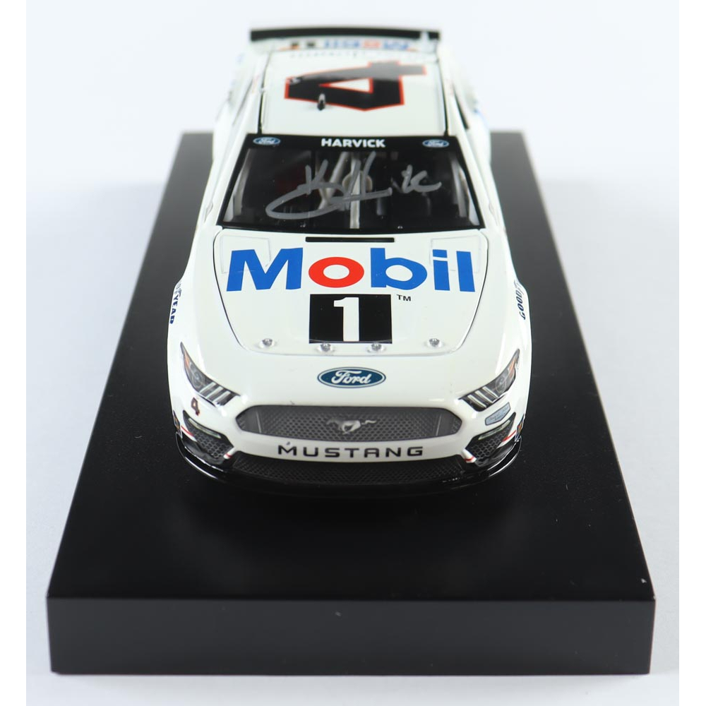 Kevin Harvick Signed LE NASCAR #4 Mobil 1 Throwback 2021 Mustang - 1:24 ...