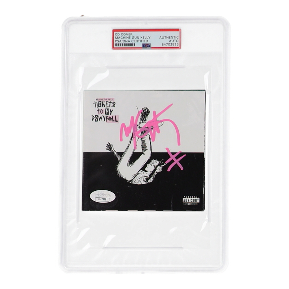 Machine Gun Kelly Signed "Tickets to my Downfall" CD Booklet (PSA & JSA ...