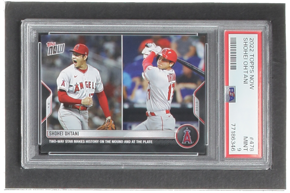 Shohei Ohtani 2022 Topps Now #478 (PSA 9) | Pristine Auction