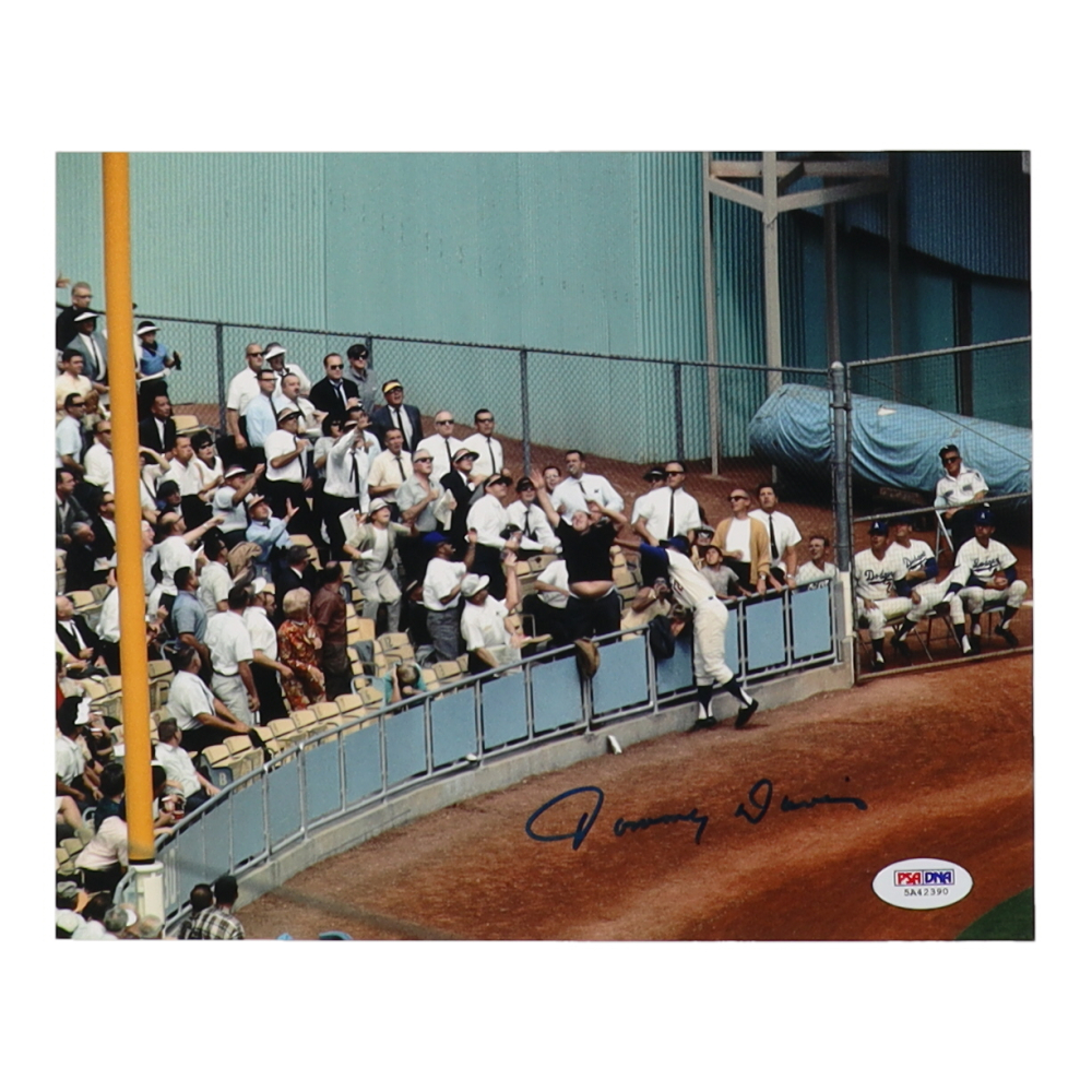 Tommy Davis Signed Dodgers 8x10 Photo (PSA) | Pristine Auction