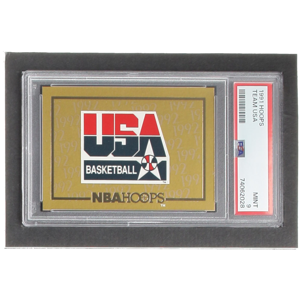 Team USA 1991-92 Hoops #NNO SP / Title Card (PSA 9) | Pristine Auction