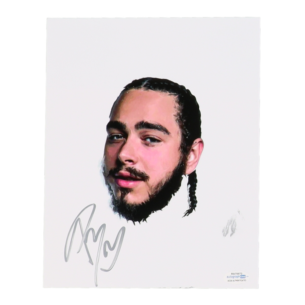 Post Malone Signed 8x10 Photo (ACOA) | Pristine Auction