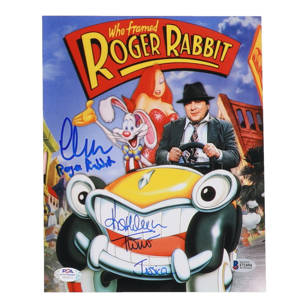 Charles Fleischer & Kathleen Turner Signed "Who Framed Roger Rabbit ...