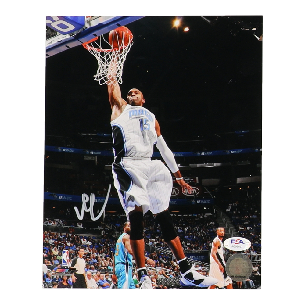Vince Carter Signed Magic 8x10 Photo (PSA) | Pristine Auction