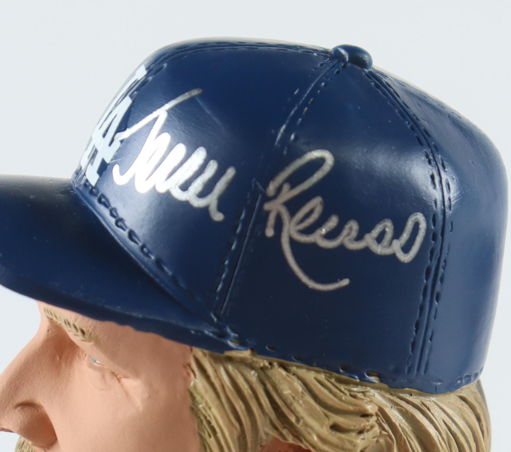 Jerry Reuss Signed LE Dodgers Ceramic Bobblehead Inscribed "Winning ...