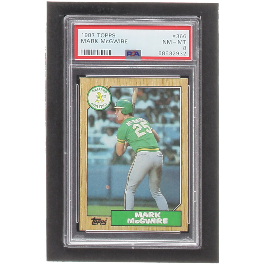 Mark McGwire 1987 Topps #366 (PSA 8) | Pristine Auction