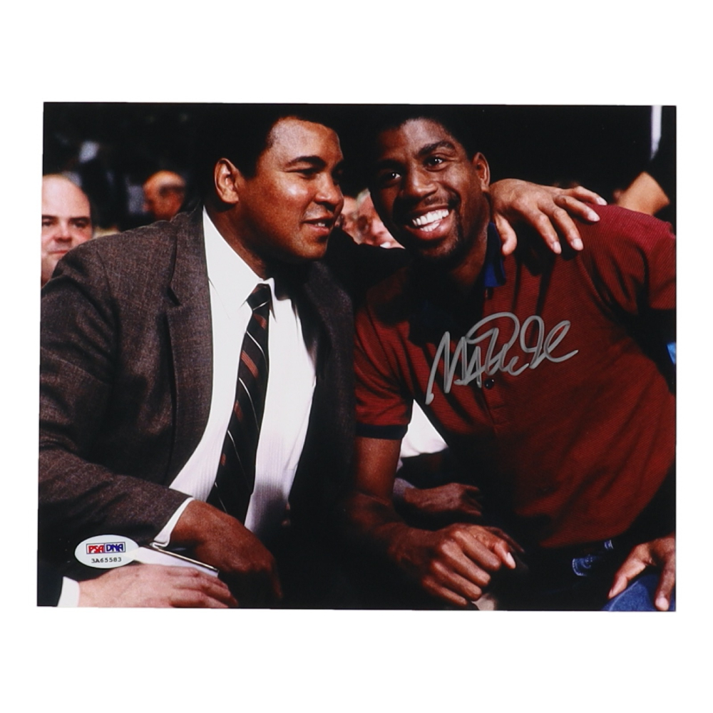Magic Johnson Signed 8x10 Photo (PSA) | Pristine Auction