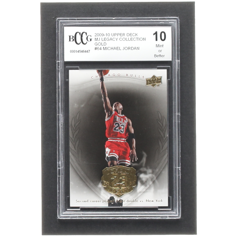 Michael Jordan 2009-10 Upper Deck Michael Jordan Legacy Collection Gold ...