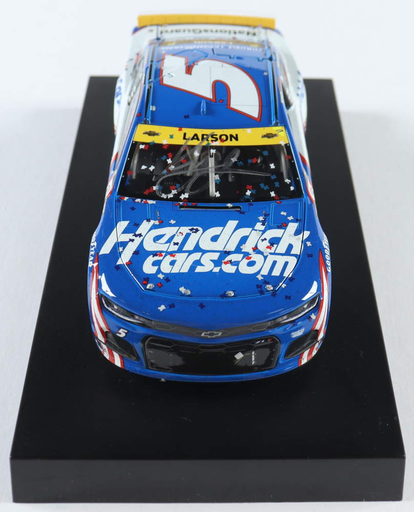Kyle Larson Signed LE NASCAR #5 Hendrickcars.com Texas Win 2021 Camaro ...