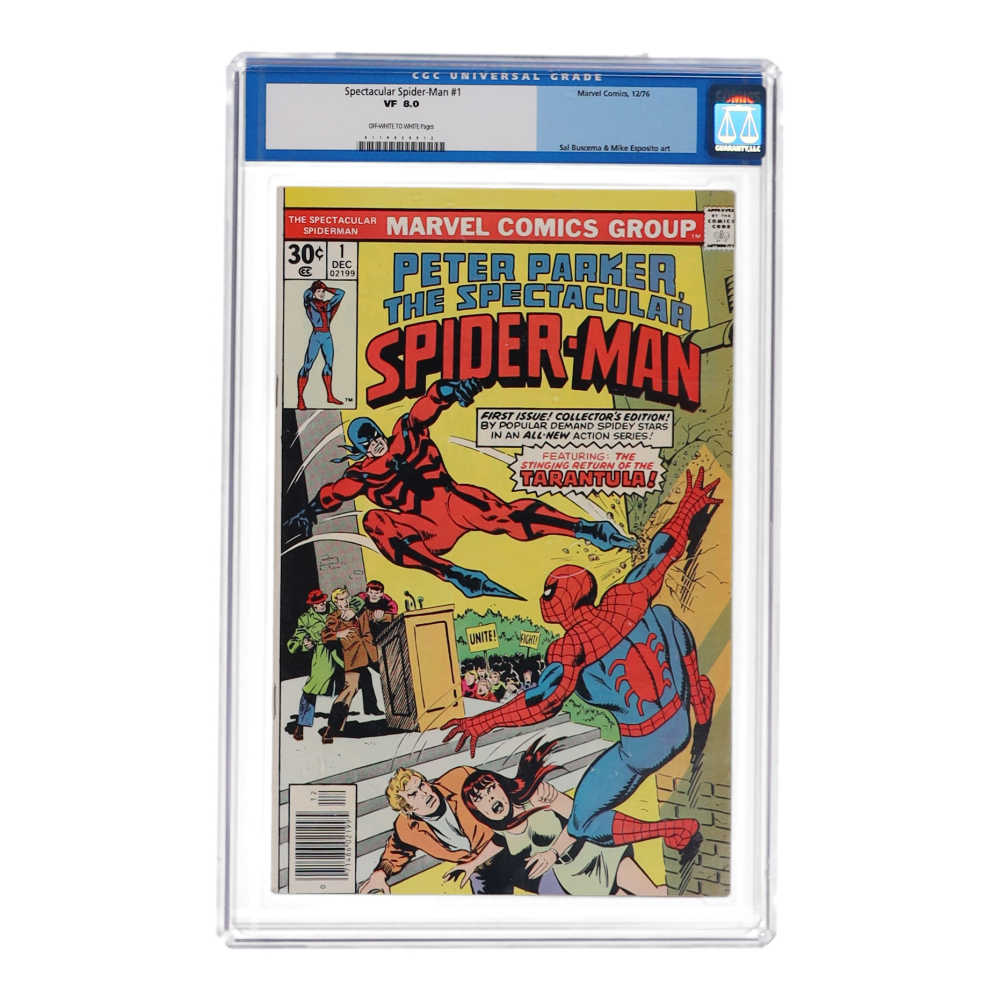 1976 "Spectacular Spider-Man" Issue #1 Marvel Comic Book (CGC 8.0 ...