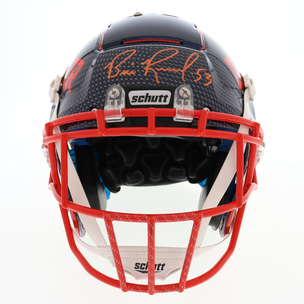 Bill Romanowski Signed Full-Size Authentic On-Field Hydro-Dipped ...