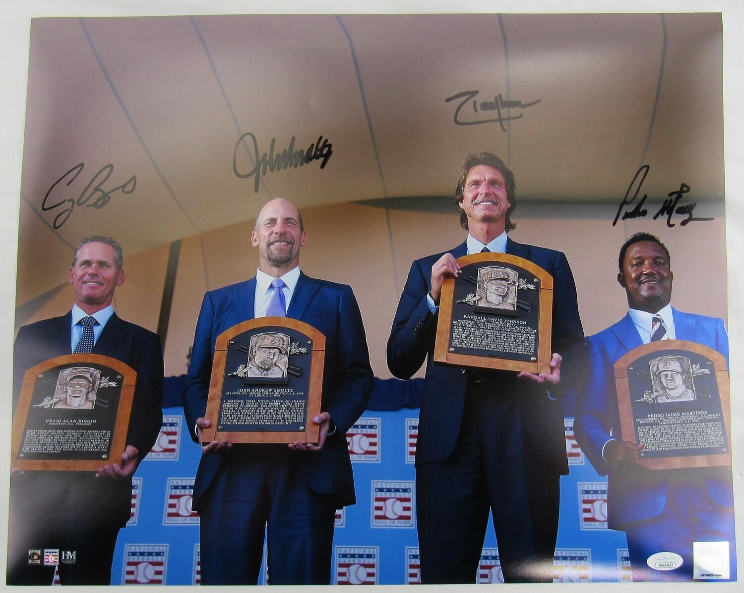 Baseball Hall of Fame Class of 2015 16x20 Photo Signed By (4) with ...
