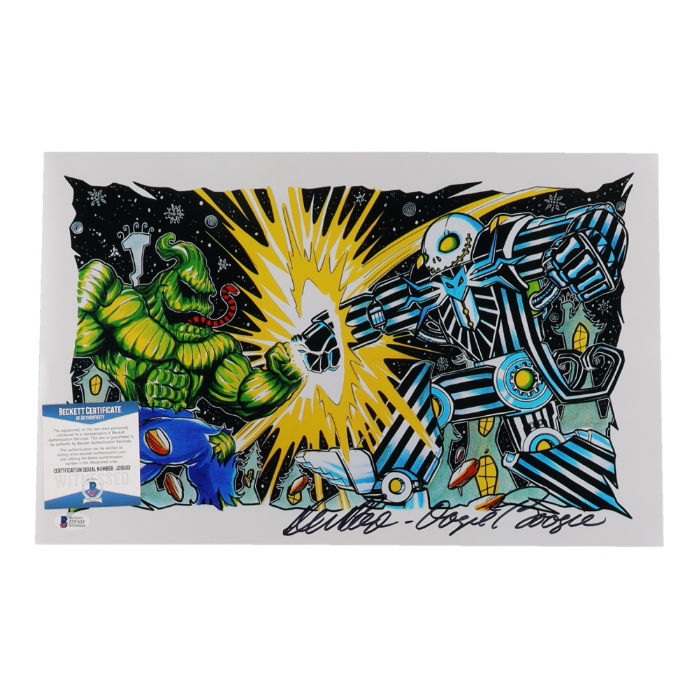 Ken Page Signed "The Nightmare Before Christmas" 12x18 Photo Inscribed ...