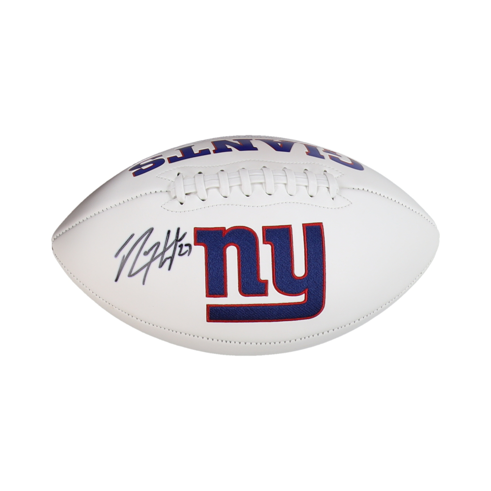 Rodney Hampton Signed Giants Logo Football (JSA) | Pristine Auction