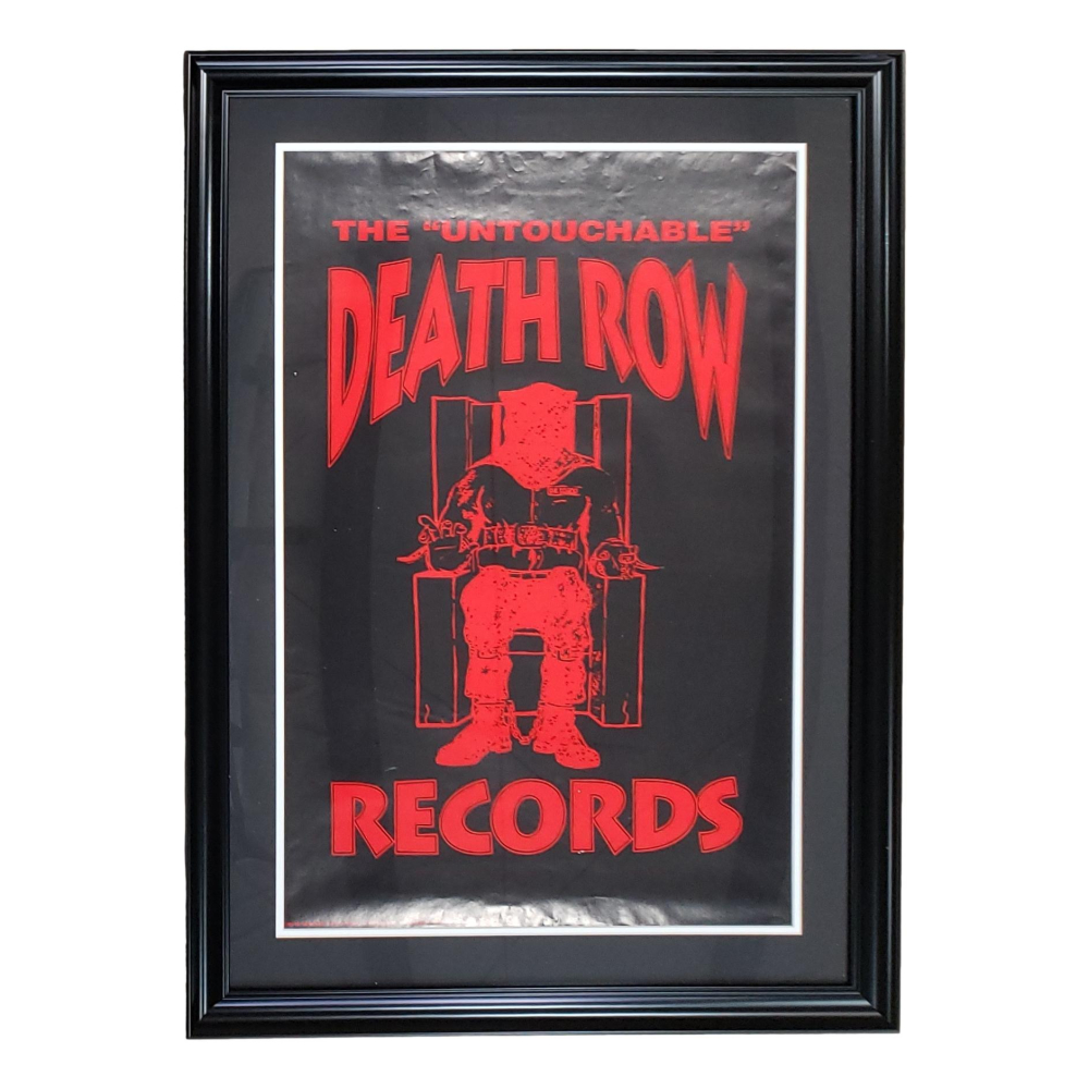 Death Row Records Custom Framed Original 1997 Poster | Pristine Auction
