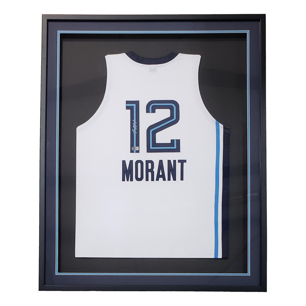 Ja Morant Signed Custom Framed Jersey Display (Beckett) | Pristine Auction