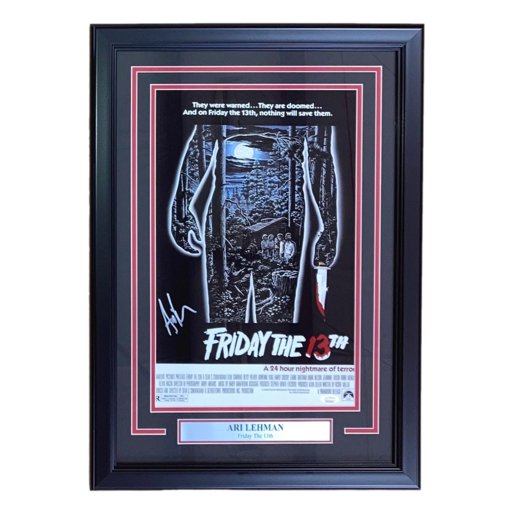 Ari Lehman Signed "Friday The 13th" Custom Framed Photo (JSA ...