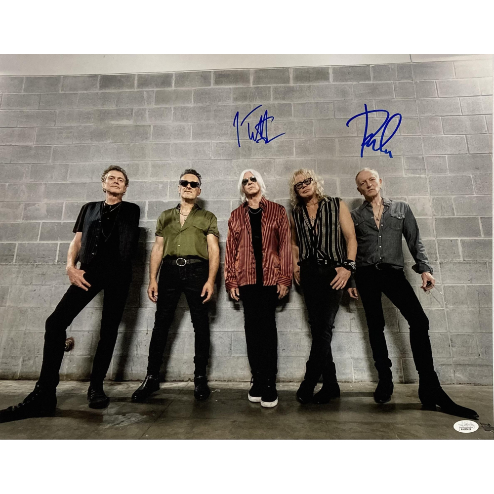 Joe Elliott & Phil Collen Signed Def Leppard 16x20 Photo (JSA ...