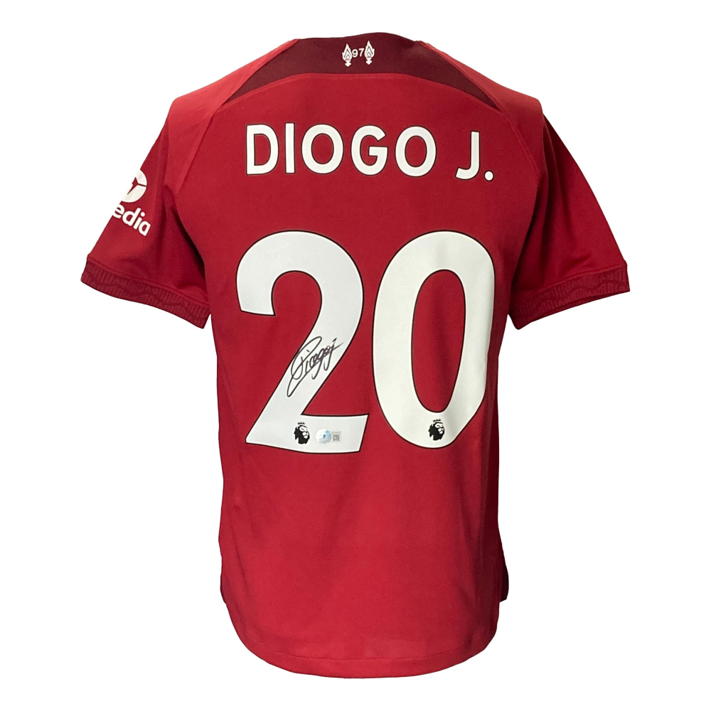 Diogo Jota Signed Authentic Nike Liverpool FC Jersey (Beckett ...