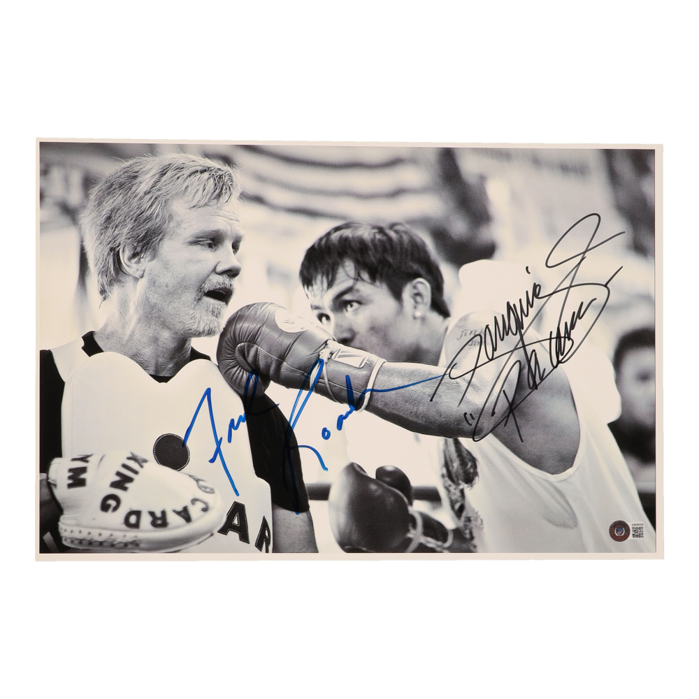 Manny Pacquiao & Freddie Roach Signed 11x17 Photo (Beckett) | Pristine ...