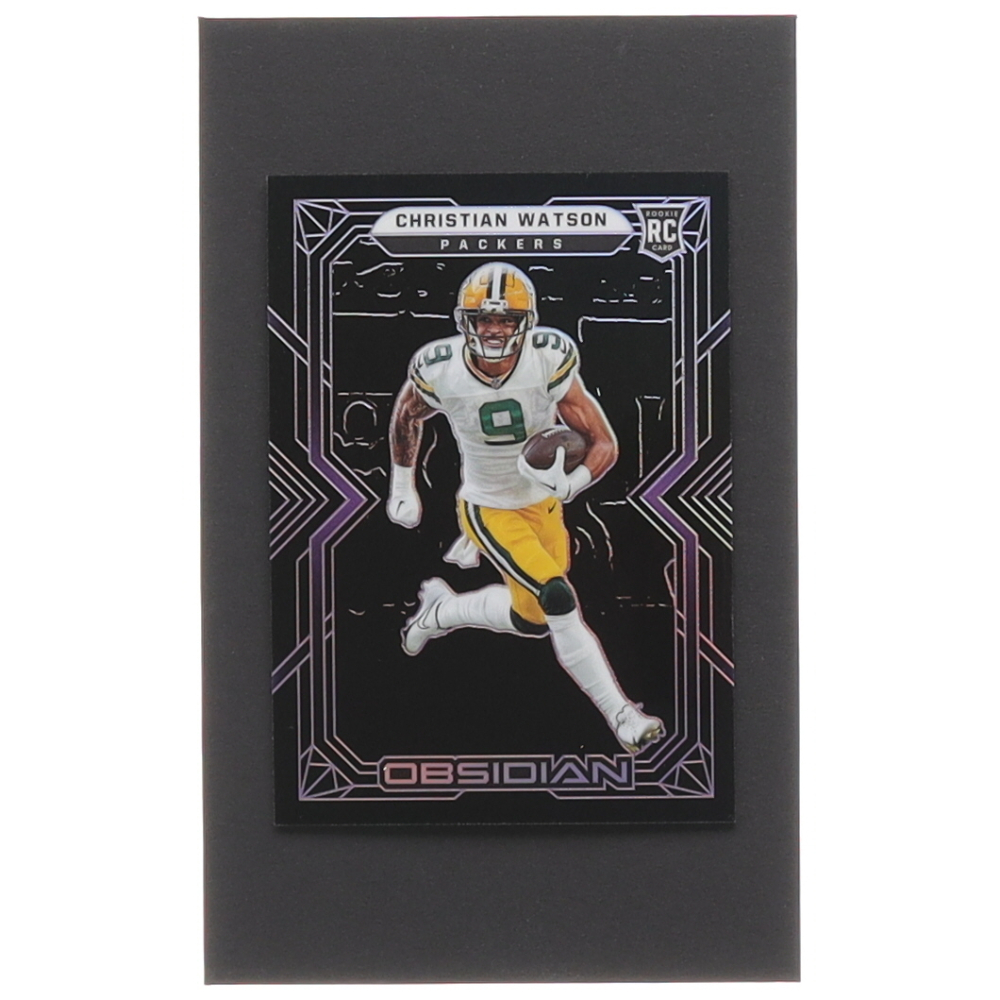 Christian Watson 2022 Panini Obsidian #120 RC #38/100 | Pristine Auction