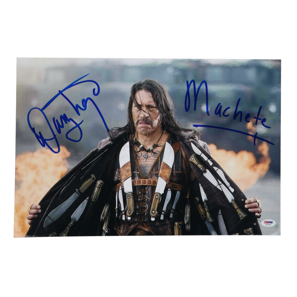 Danny Trejo Signed "Machete" 11x17 Photo Inscribed "Machete" (PSA ...