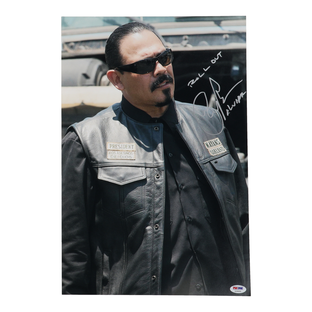 Emilio Rivera Signed "Sons of Anarchy" 11x17 Photo Inscribed "Alvarez ...
