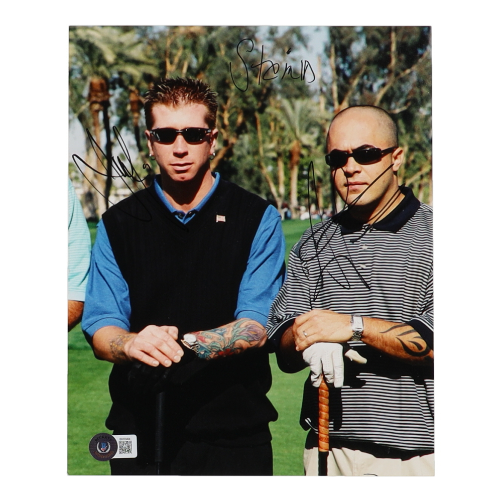 Aaron Lewis & John Wysocki Signed 8x10 Photo inscribed "Staind ...