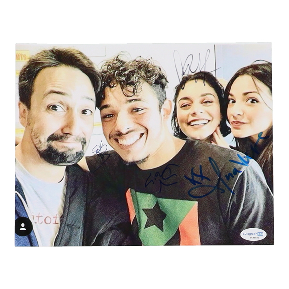 "In the Heights" 8x10 Photo Cast-Signed by (4) with Lin Manuel Miranda ...