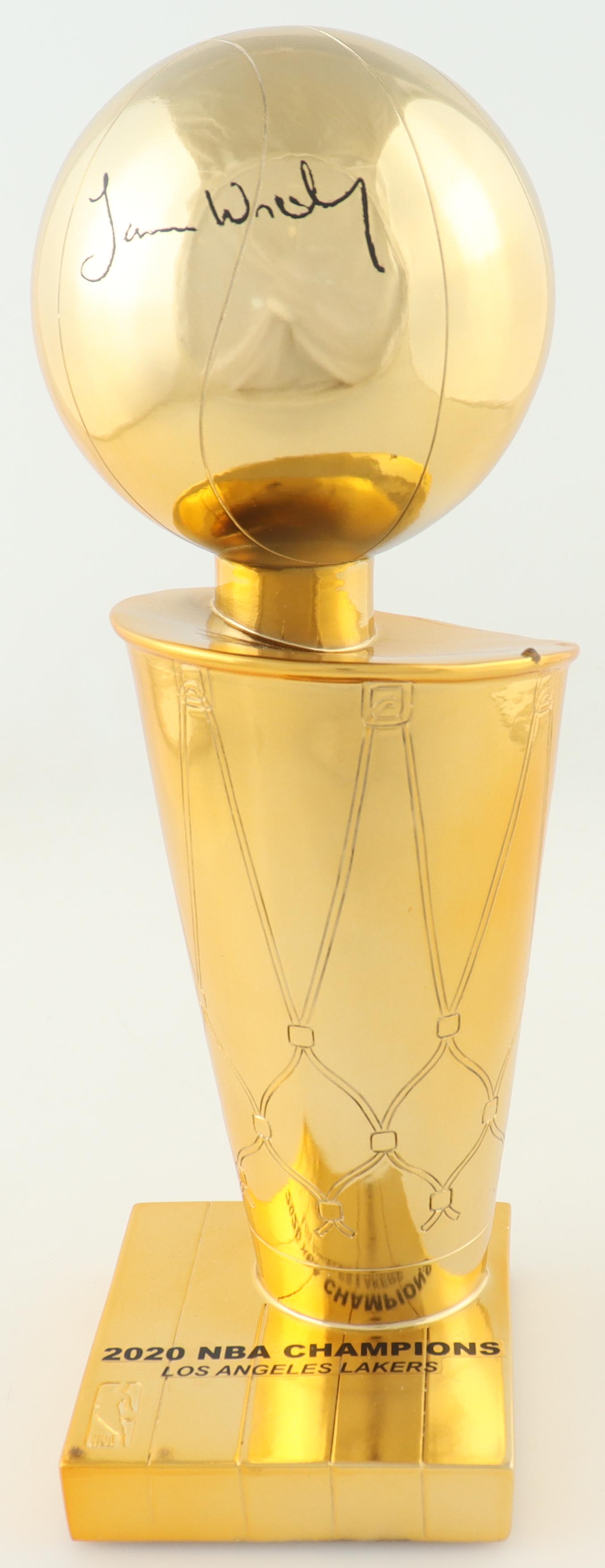 James Worthy Signed Lakers Replica Championship Trophy (PSA) | Pristine ...