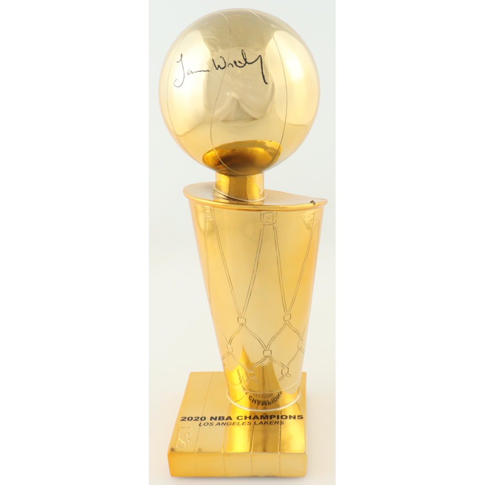 James Worthy Signed Lakers Replica Championship Trophy (PSA) | Pristine ...
