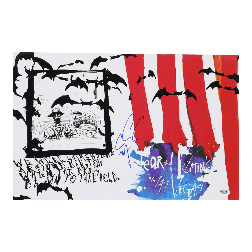 Christopher Meloni Signed "Fear and Loathing in Las Vegas" 11x17 Photo ...