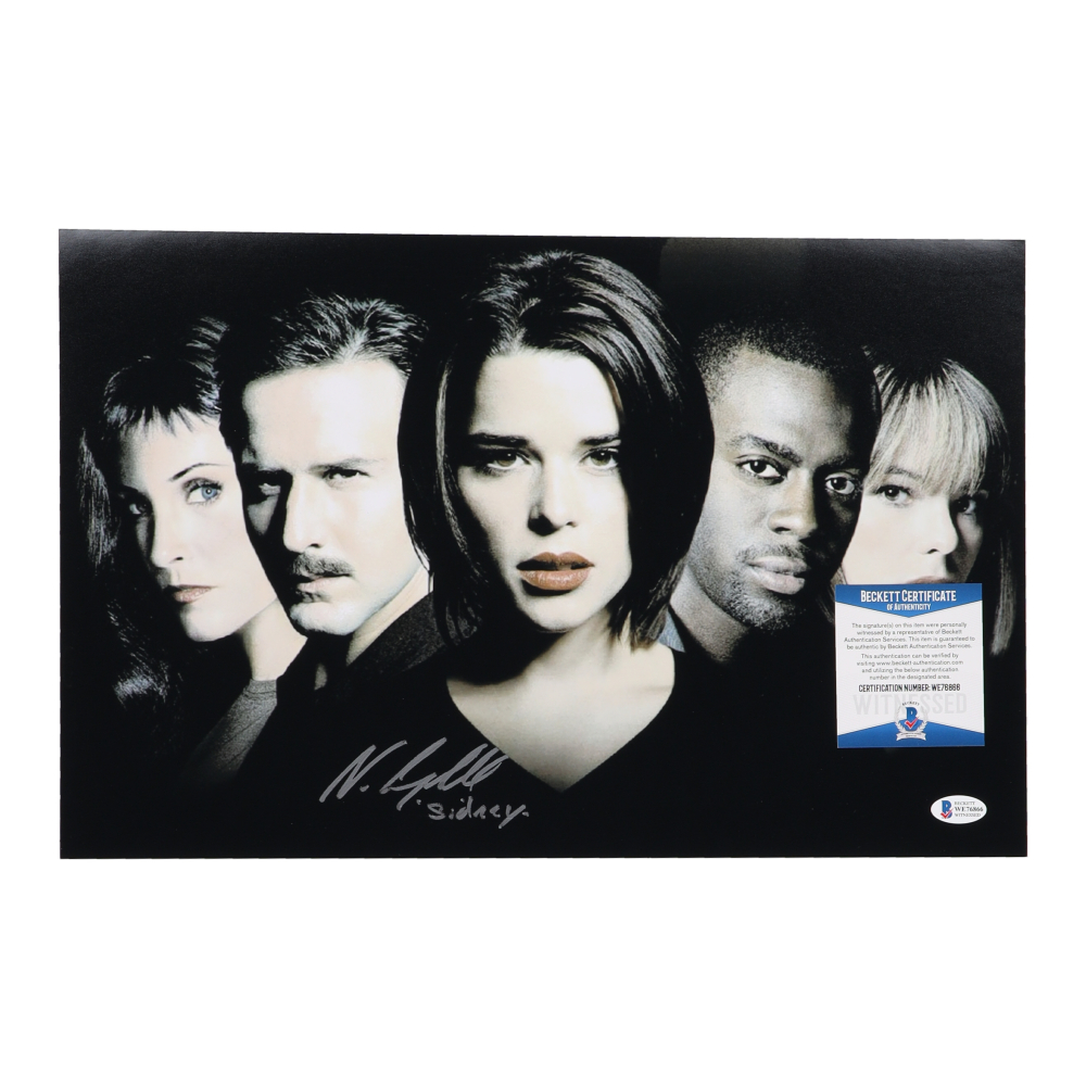 Neve Campbell Signed "Scream" 11x17 Movie Poster Inscribed "Sidney ...