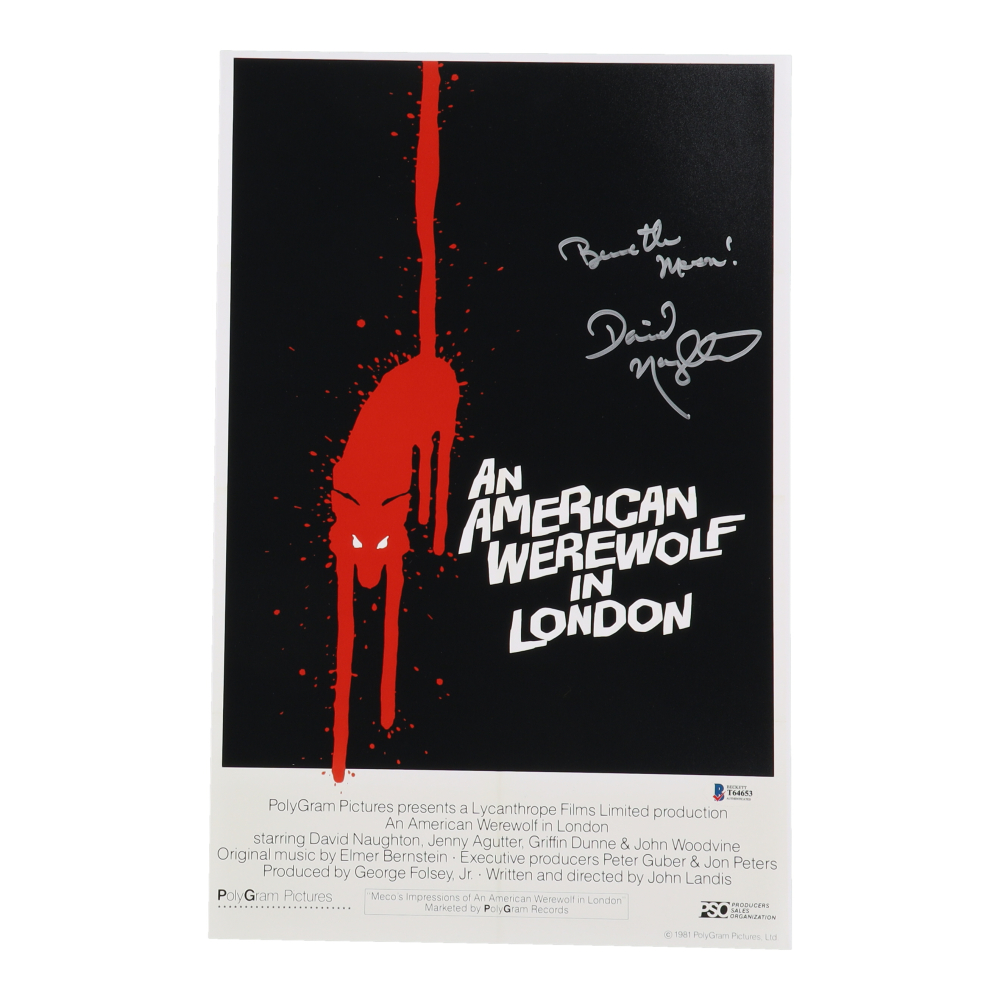 David Naughton Signed "An American Werewolf in London" 11x17 Photo ...