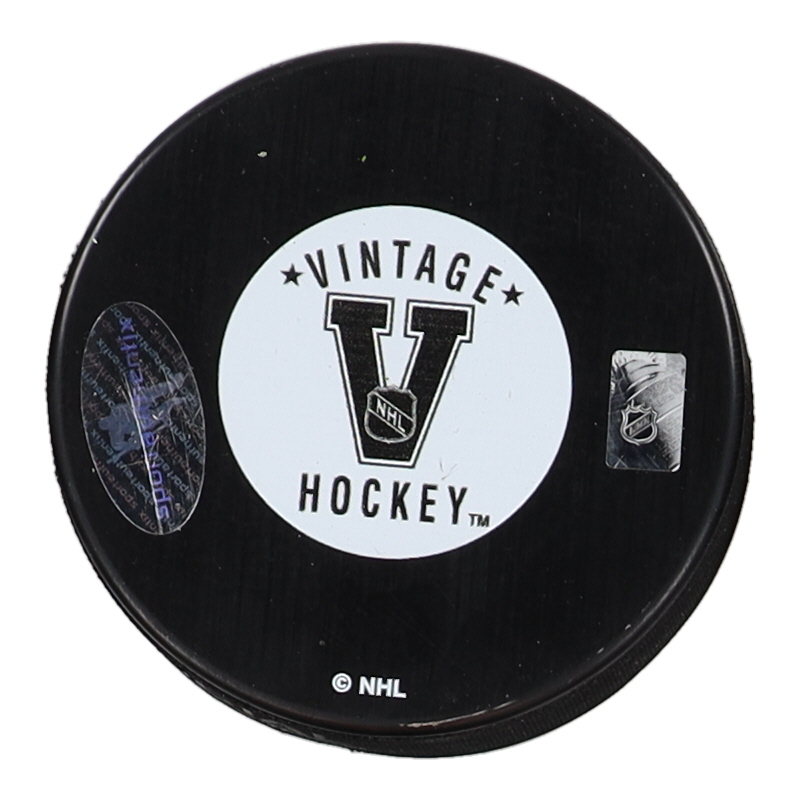 Brian Bellows Signed North Stars Logo Hockey Puck (SportsAuthentix ...