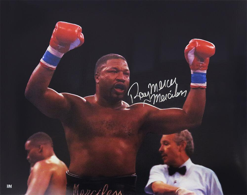 Ray Mercer Signed 16x20 Photo Inscribed "Merciless" (Schwartz ...