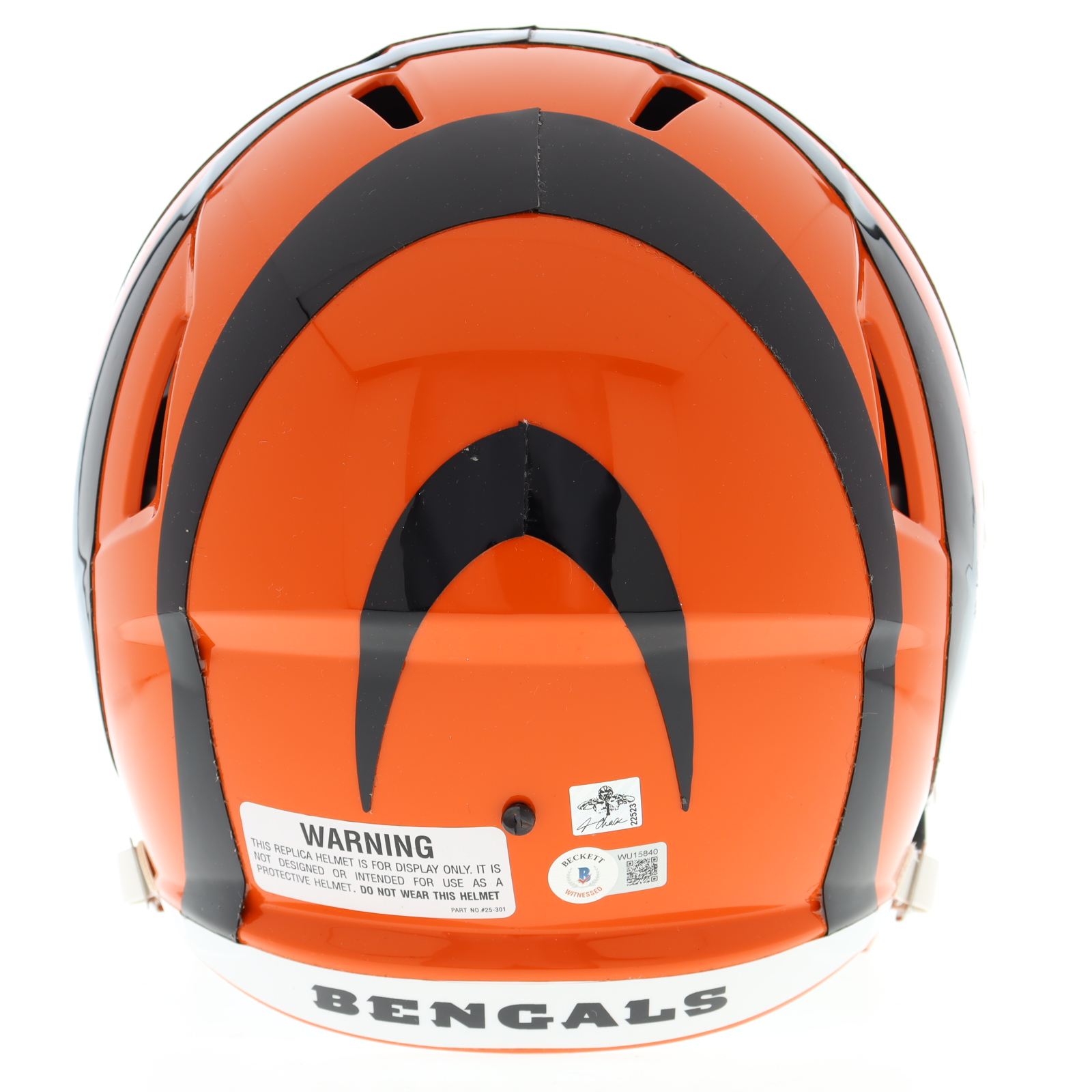 Ja'Marr Chase Signed Bengals Full-Size Speed Helmet (Beckett & Chase ...